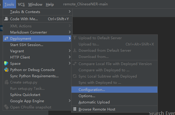 利用pycharm调试ssh远程程序并实时同步文件的操作方法_因特网(www.inte.net)