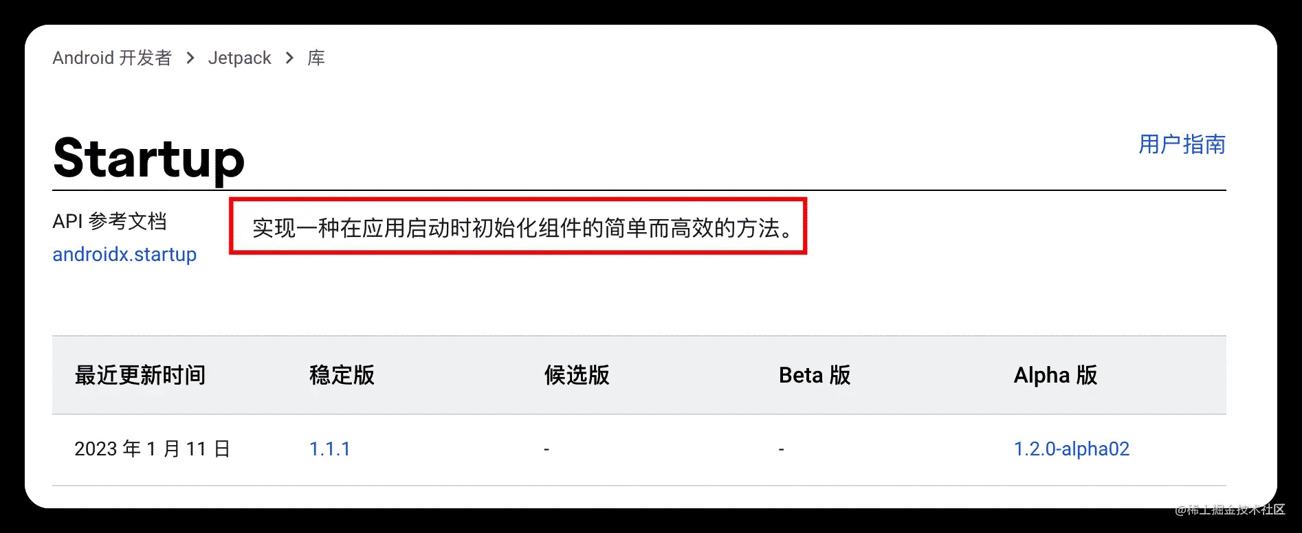 官网项目Jetpack Startup库学习_因特网(www.inte.net)