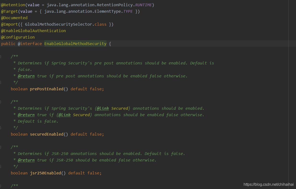关于@EnableGlobalMethodSecurity注解的用法解读_因特网(www.inte.net)