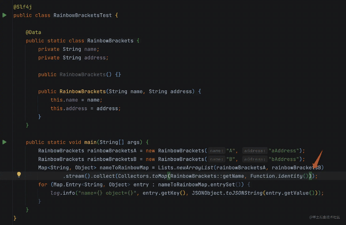 IDEA插件之彩虹括号Rainbow Brackets使用介绍_因特网(www.inte.net)