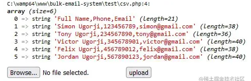 PHP读取和写入CSV文件的示例代码_因特网(www.inte.net)